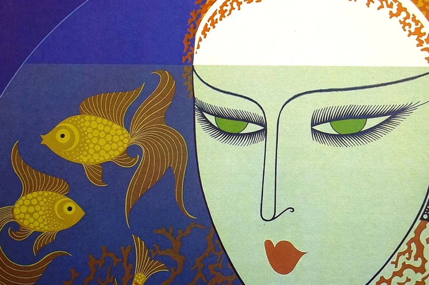 Erté | Fish Bowl | MutualArt