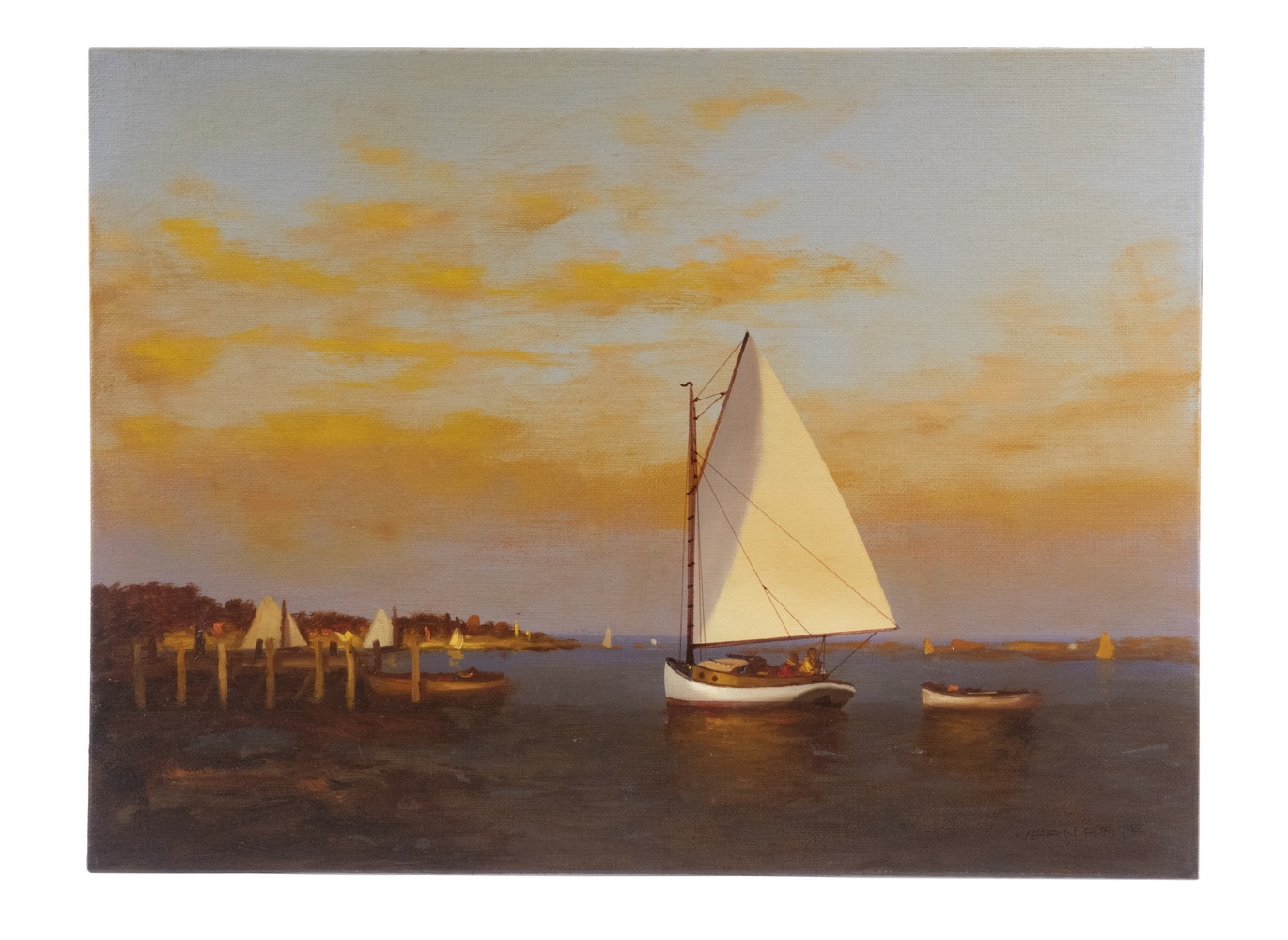 Vern Broe | Yacht Club Outing | MutualArt