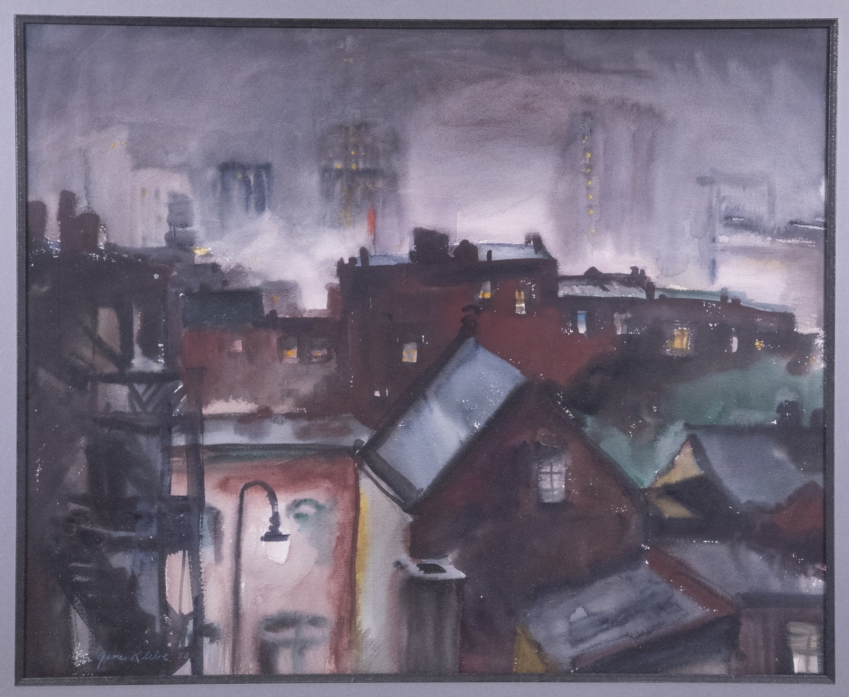 Gene Klebe | Winter Rooftops of Brooklyn | MutualArt
