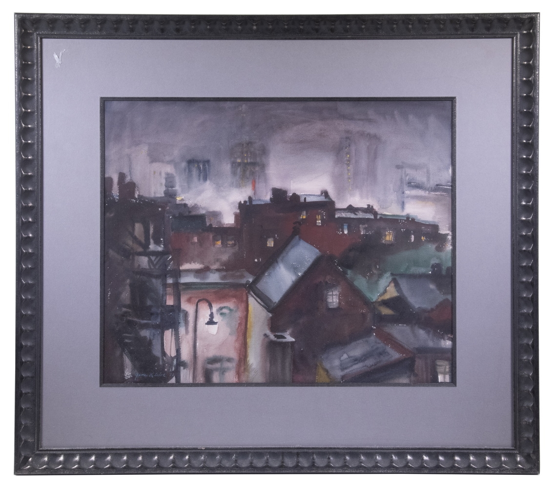 Gene Klebe | Winter Rooftops of Brooklyn | MutualArt