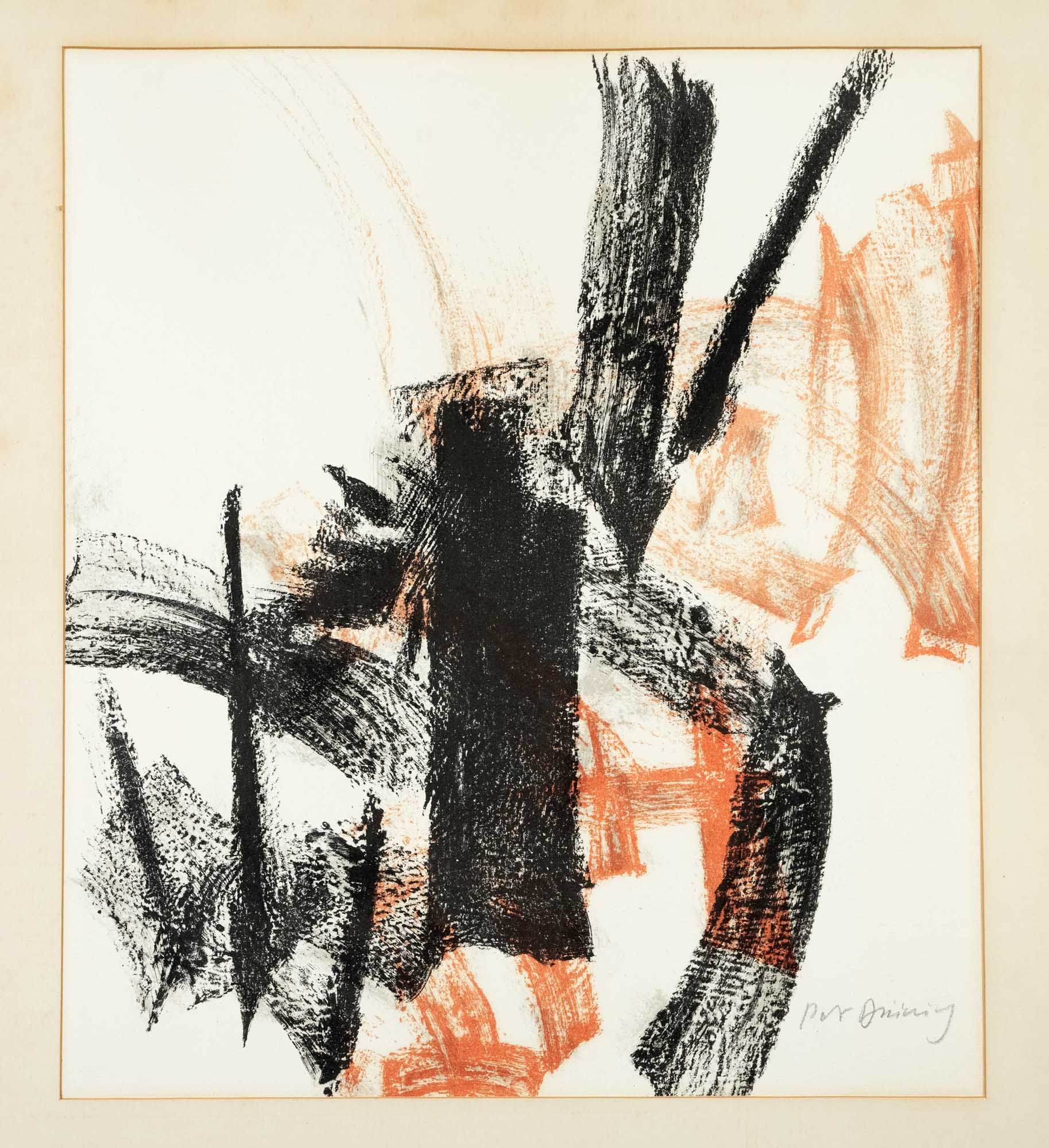 Peter Brüning | Informal composition (1956) | MutualArt