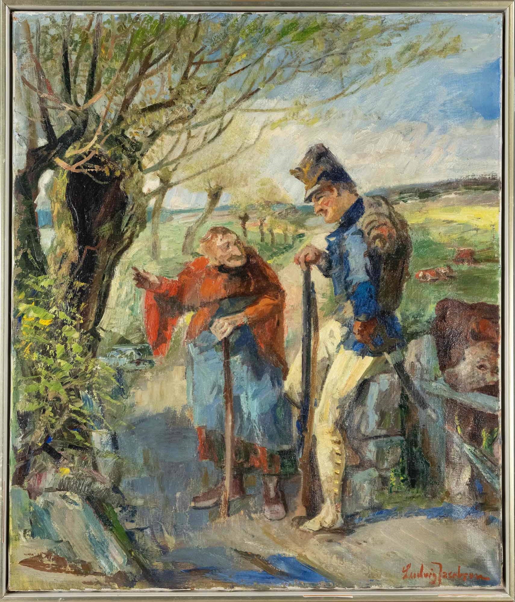 Ludvig Jacobsen | The Soldier and the Witch from the fairy tale ''The ...