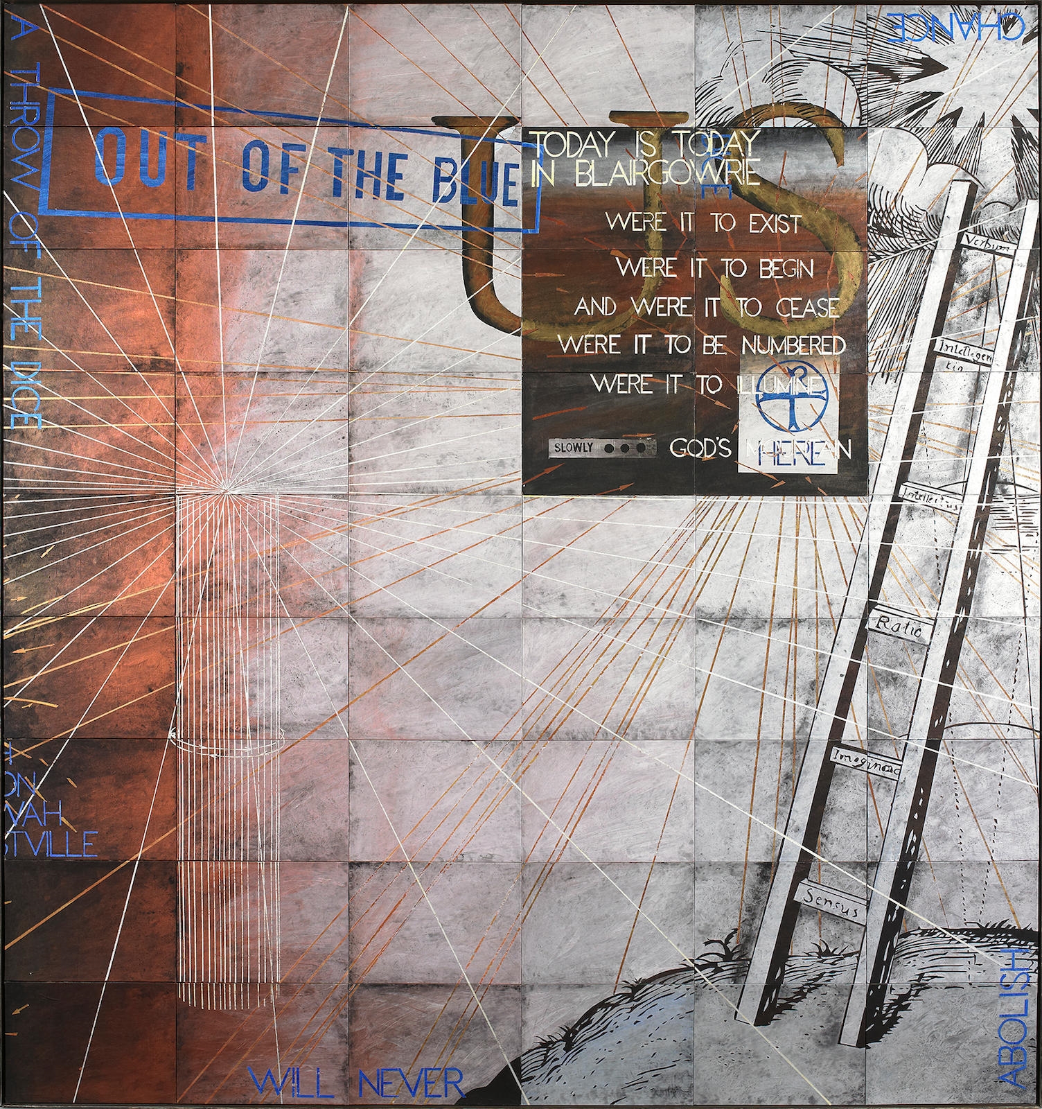 Imants Tillers | The Overflow II, 2001 (2001) | MutualArt