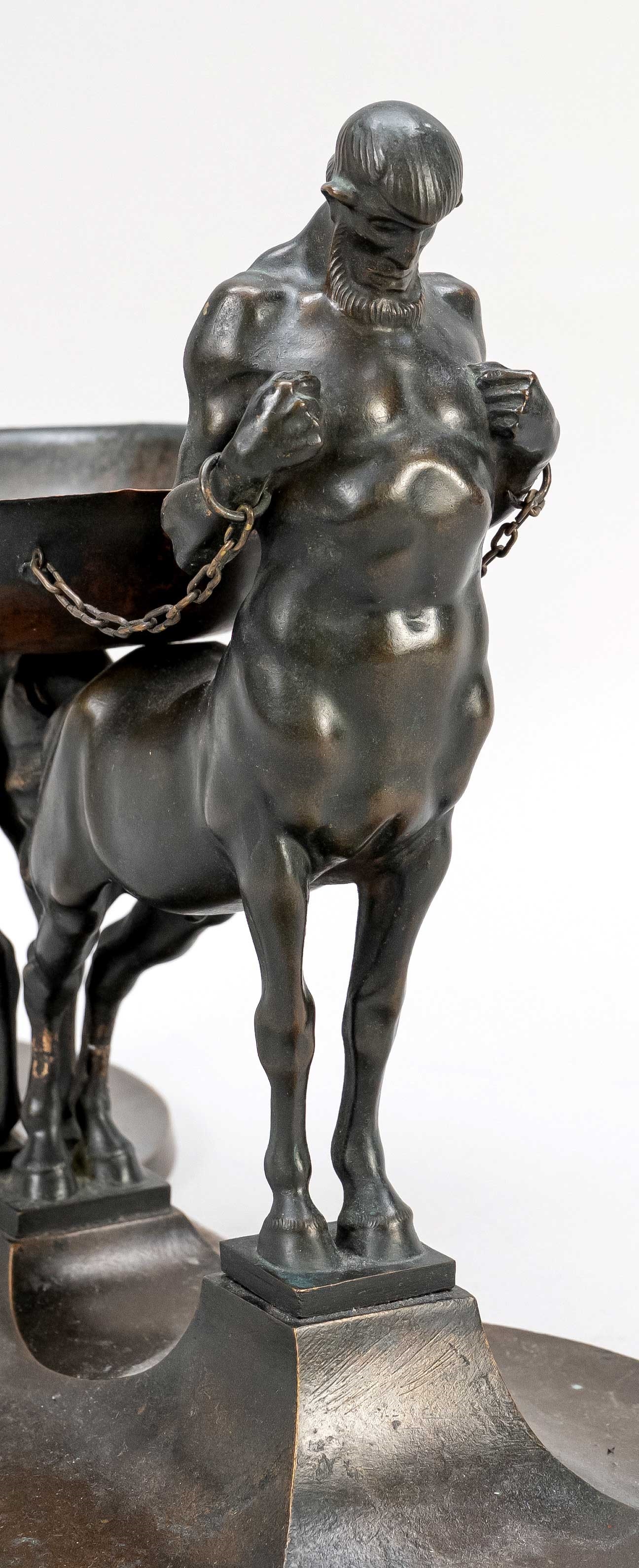 Hugo Lederer | Extraordinary centrepiece with centaurs | MutualArt