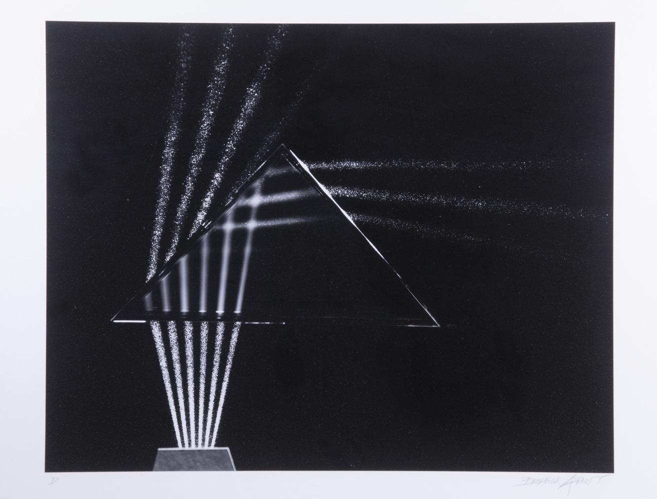 Berenice Abbott | Lightwaves through Prism | MutualArt
