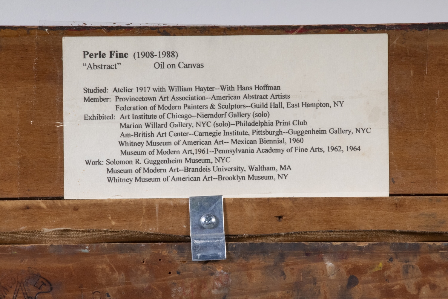 Perle Fine | Abstract (Circa 1945) | MutualArt