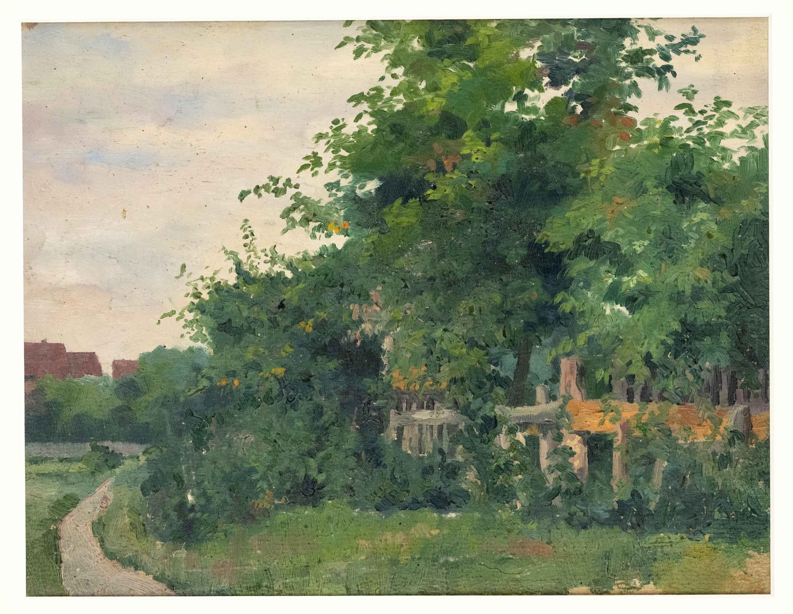 Wilhelm Körber | Landscape, village scene and cornfield | MutualArt