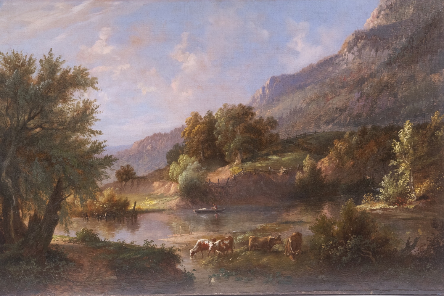 Robert S. Duncanson | Boatman Delivering Goods on the South Fork ...