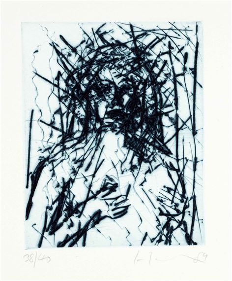 Friedemann Hahn | Set of three abstract figurative | MutualArt