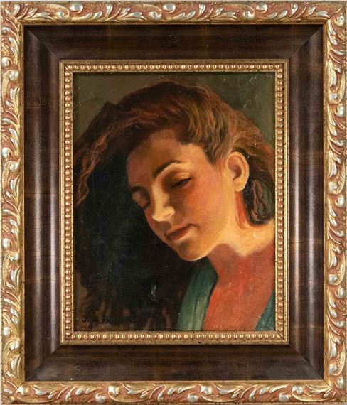 Tina Blau-Lang | Portrait Inge B (1985) | MutualArt