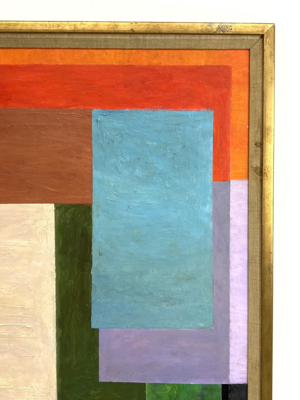 Murray Hantman | Large scale hard edge geometric painting | MutualArt