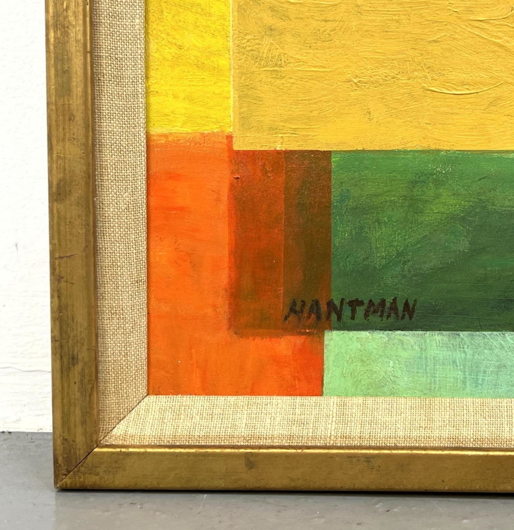 Murray Hantman | Large scale hard edge geometric painting | MutualArt