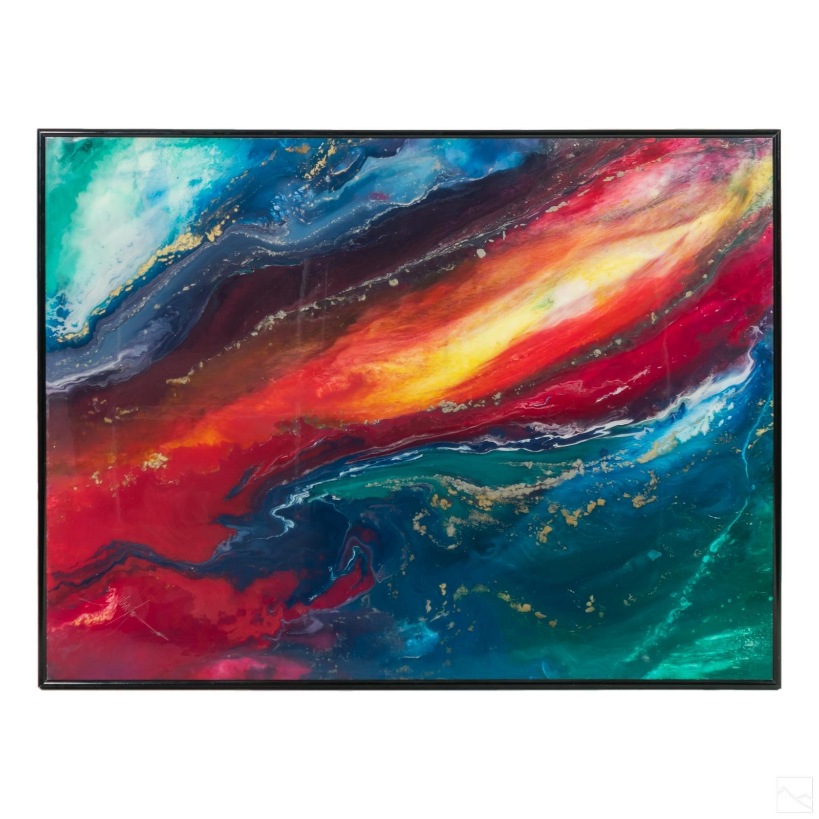 Nicholas Mirandon | An abstract study of colors invoking the cosmos ...