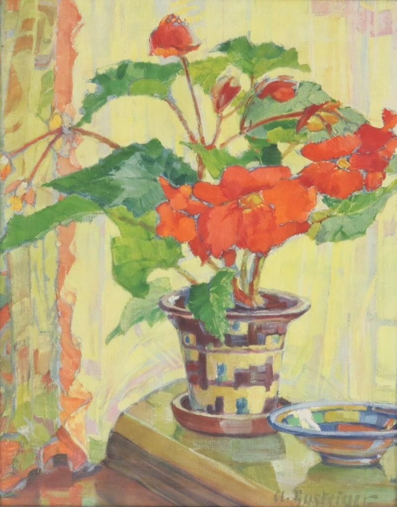 Anna Gasteiger | Still life with Begonia | MutualArt
