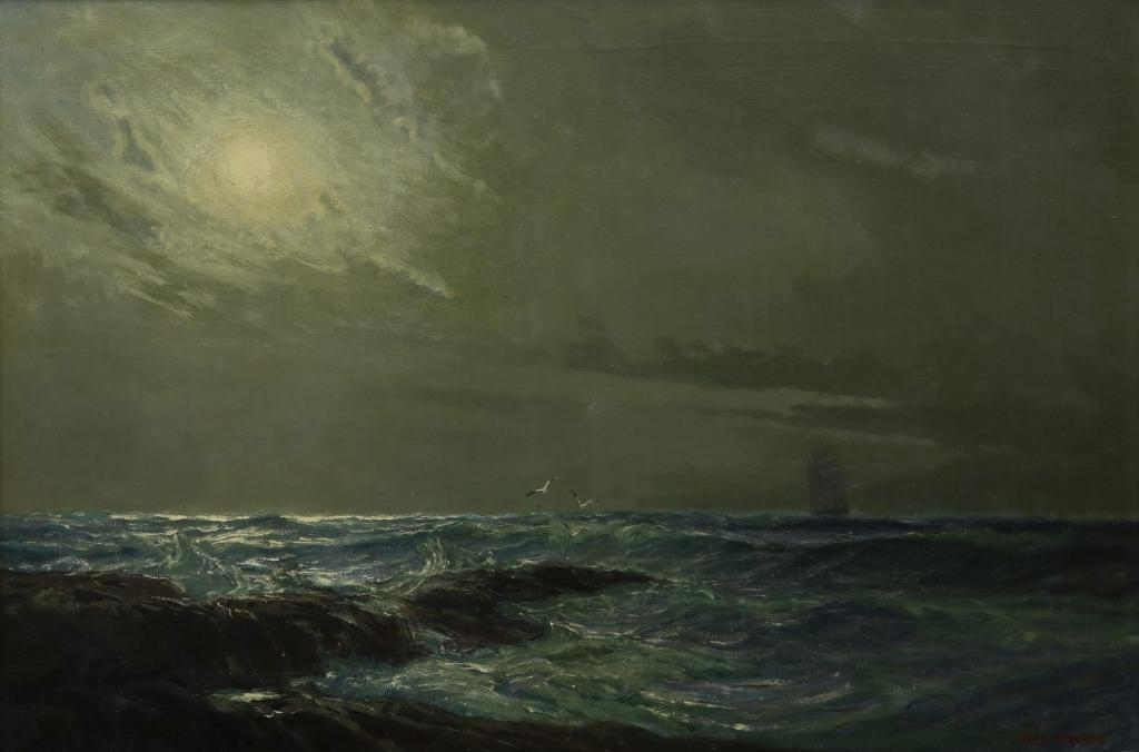 Alexander Kircher | Sailboat at sea | MutualArt