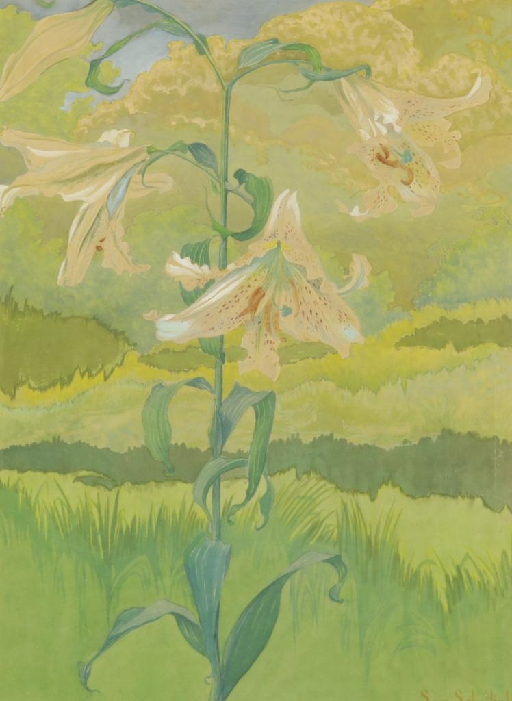 Samuel Schellink‏ | Lily in green | MutualArt