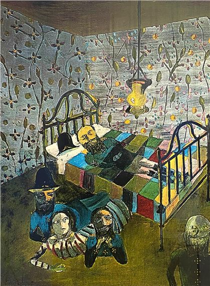 Sidney Nolan | Mrs Reardon at Glenrowan | MutualArt