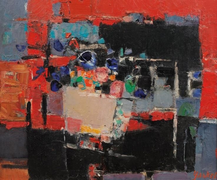 Jacques Yankel | Nature morte au bouquet de fleurs Huile sur toile ...