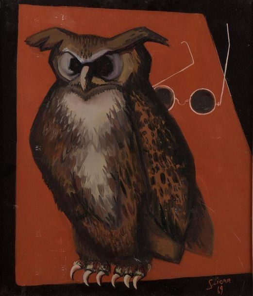 Daniel Sciora | Le Grand-duc myope, 1969 (1969) | MutualArt