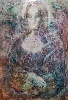 Hovik Kochinian | Abstract Mona Lisa | MutualArt