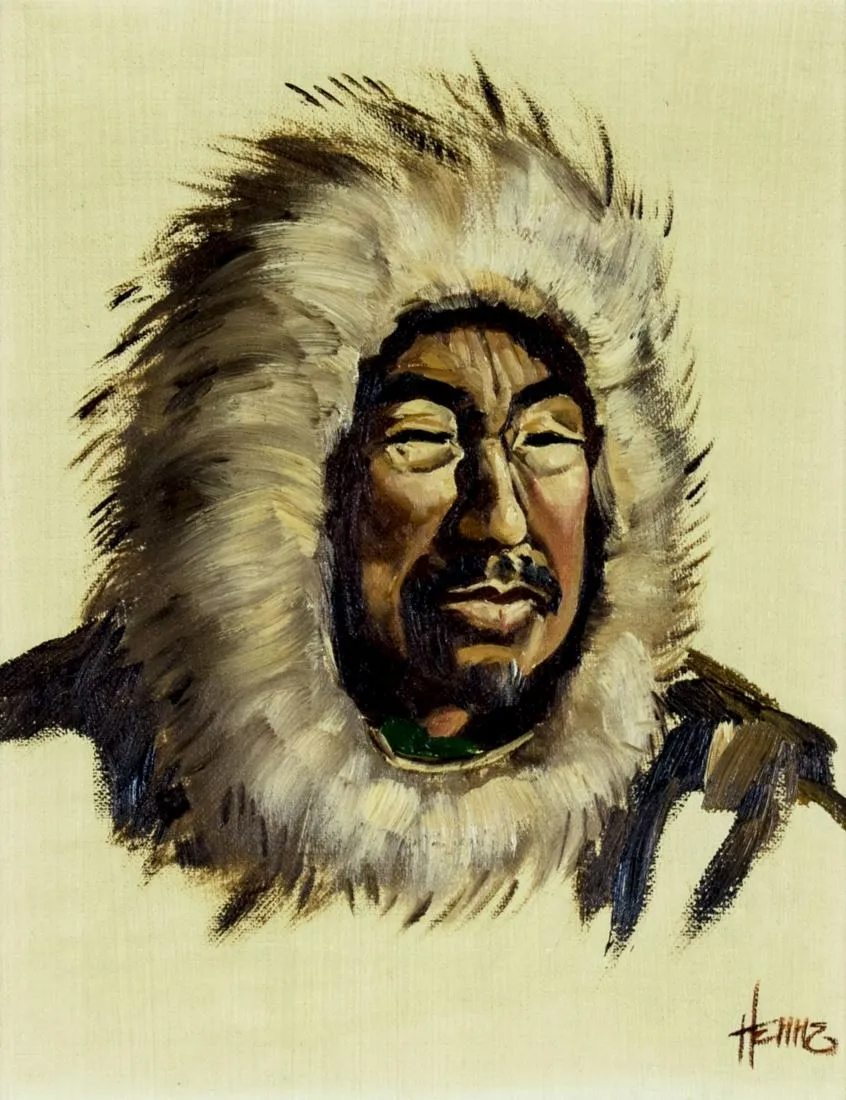 Ellen Henne Goodale | Portrait of Eskimo Man | MutualArt