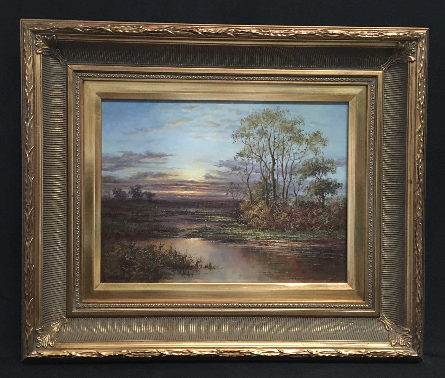 Johnny Gaston | SUNSET OVER WATERMEADOW | MutualArt