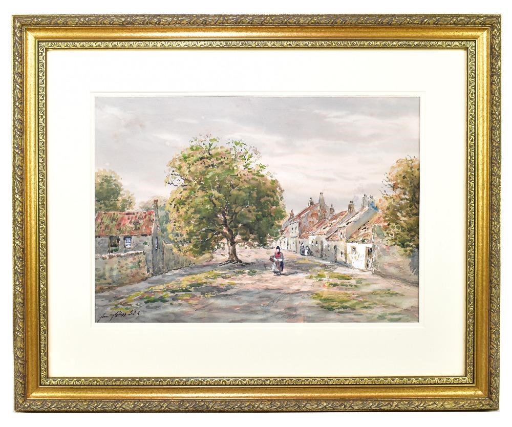 John Hamilton Glass | figure in street scene | MutualArt