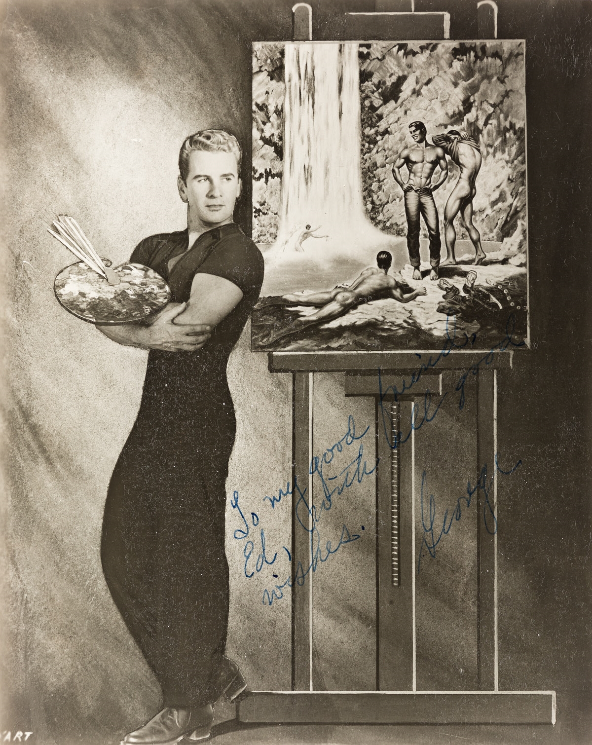 George Quaintance | A signed photograph of the artist George Quaintance ...