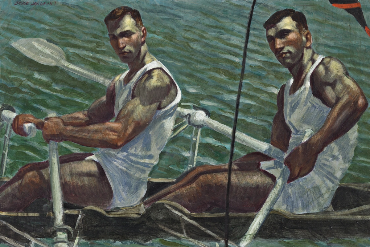 Mark Beard | Two Rowers (1998) | MutualArt