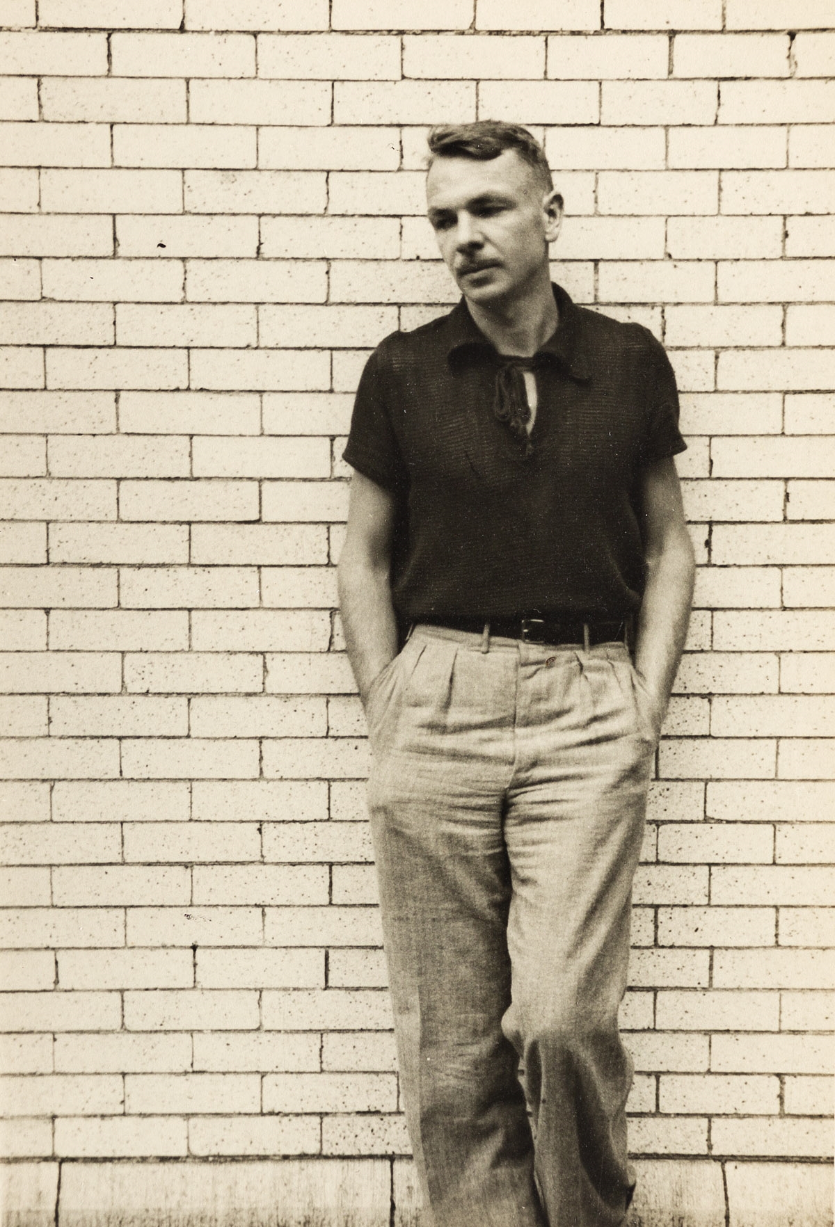 PaJaMa | Portrait of a model by Jared French. (Circa 1940s) | MutualArt