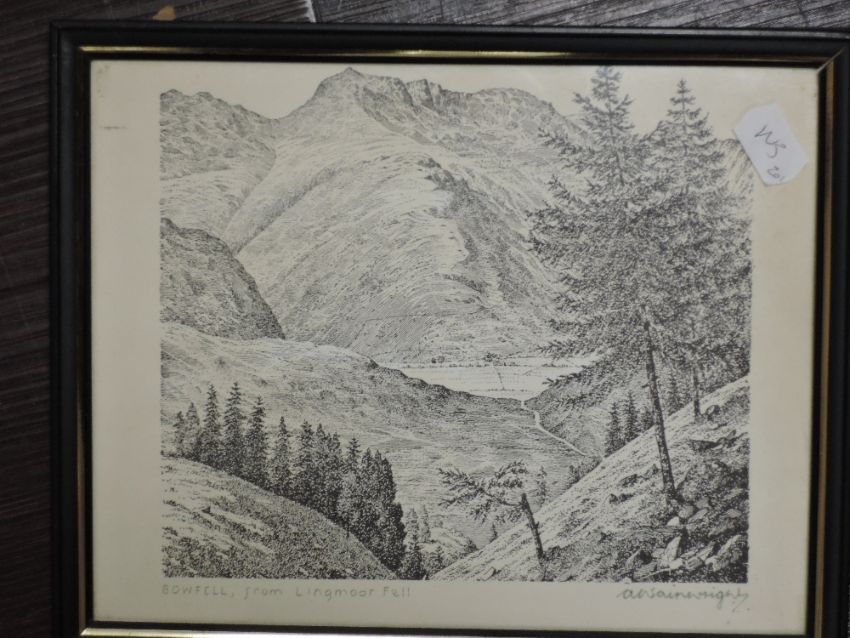 Alfred Wainwright | Bow Fell from Lingmoor Fell, | MutualArt