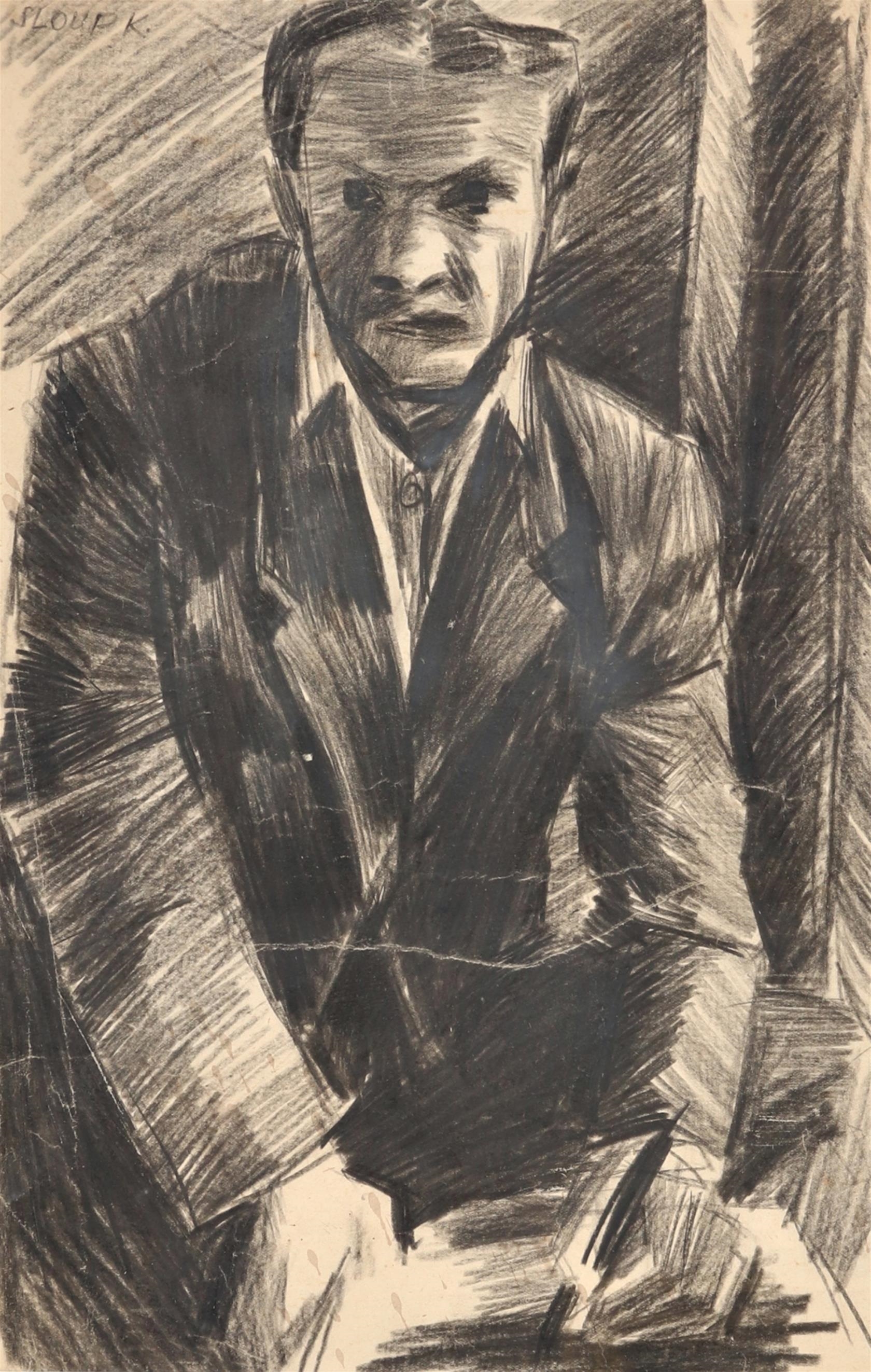 Karel Sloup | MLADÝ MUŽ V OBLEKU | MutualArt