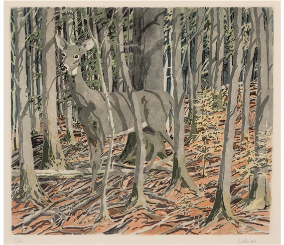 Welliver Neil | Deer (1982) | Artwork performance at auction | MutualArt