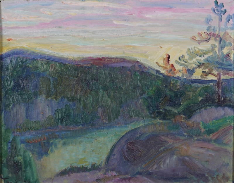 Thorvald Erichsen | Fjordlandskap (1924) | MutualArt