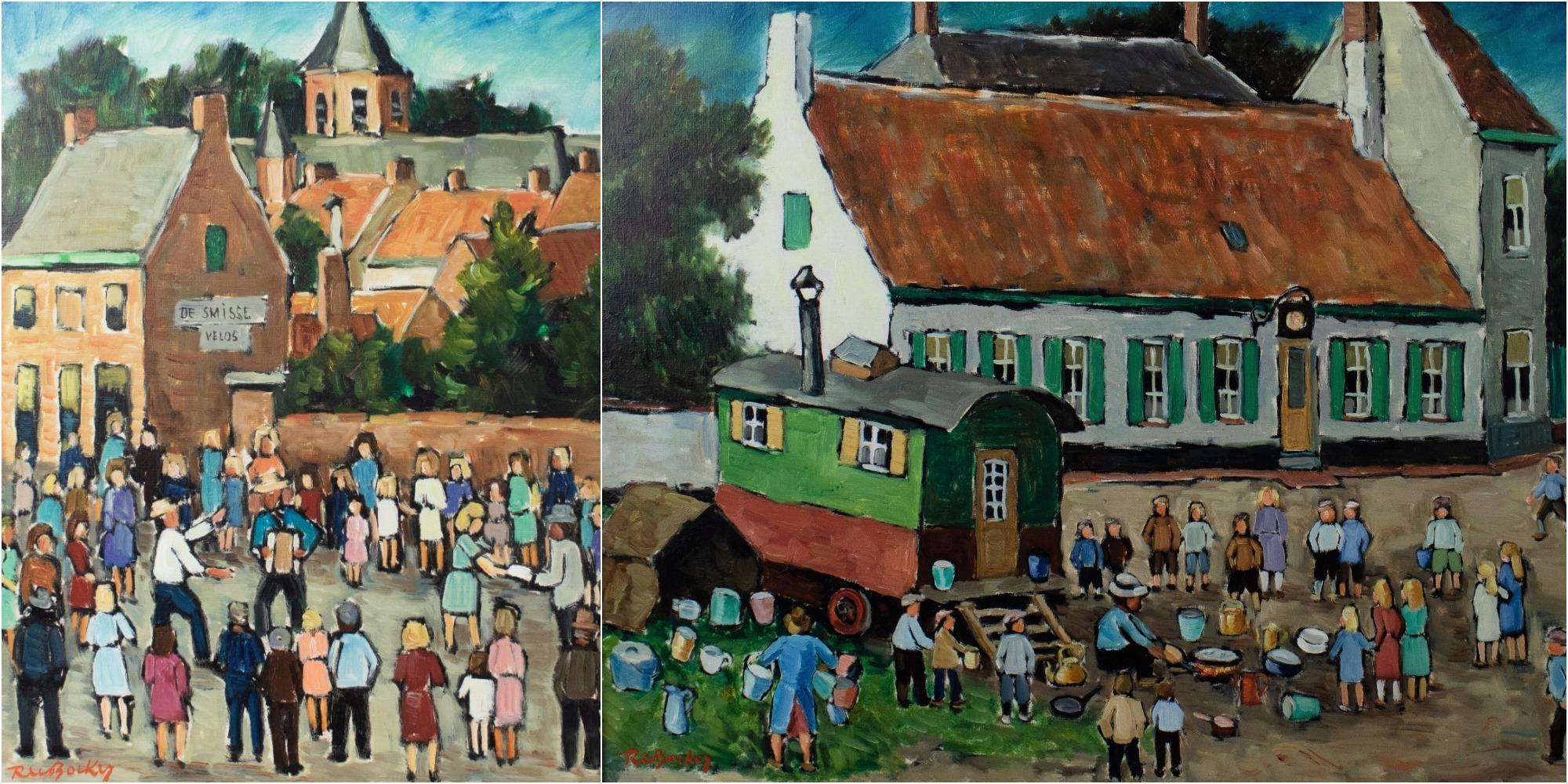 Roger de Backer | Machelen village | MutualArt