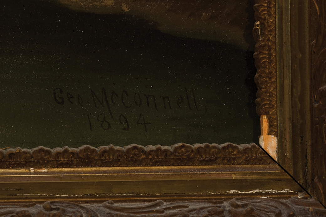 George McConnell | Sailboat and White House (1894) | MutualArt