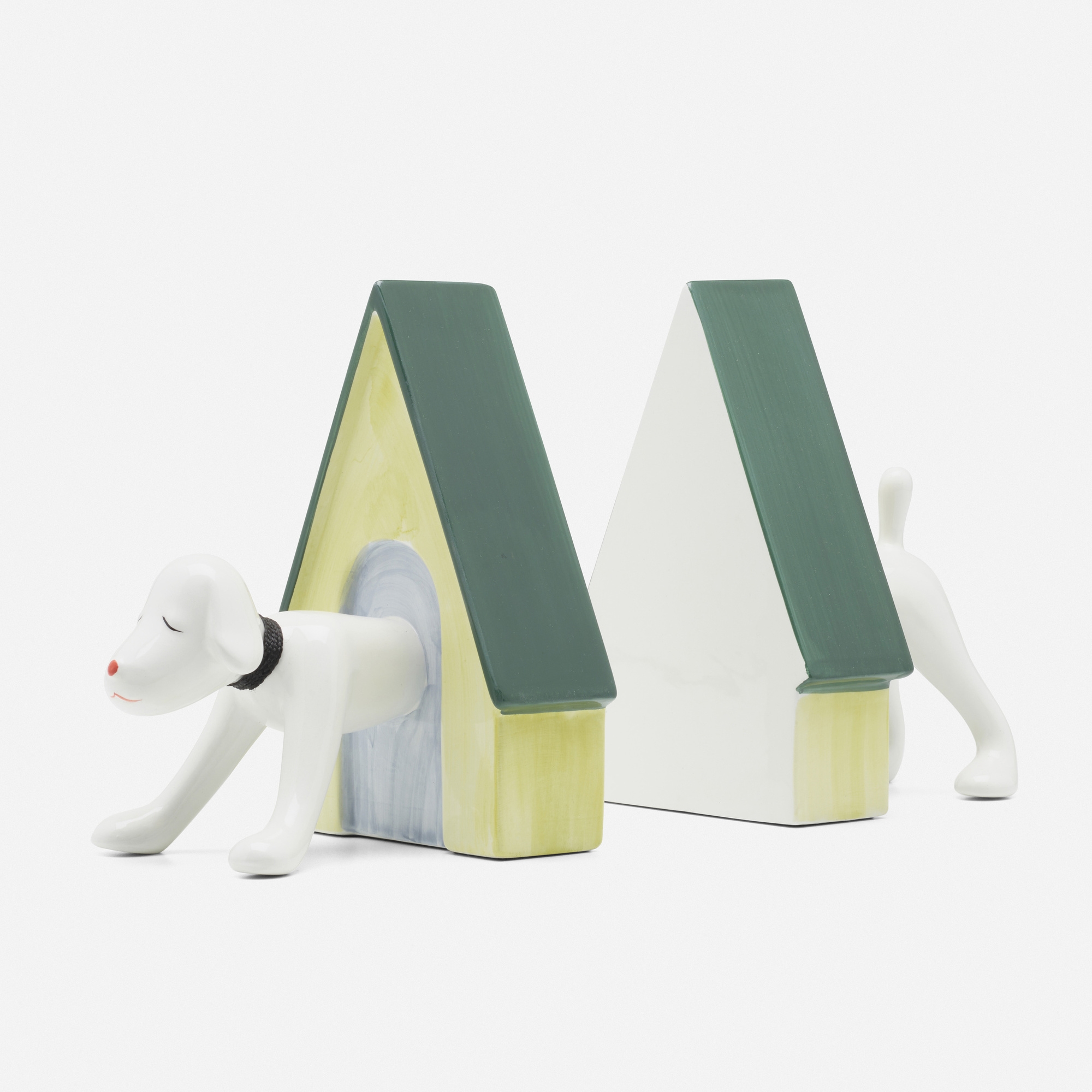 Yoshitomo Nara | PUPPY BOOKENDS (2002) | MutualArt