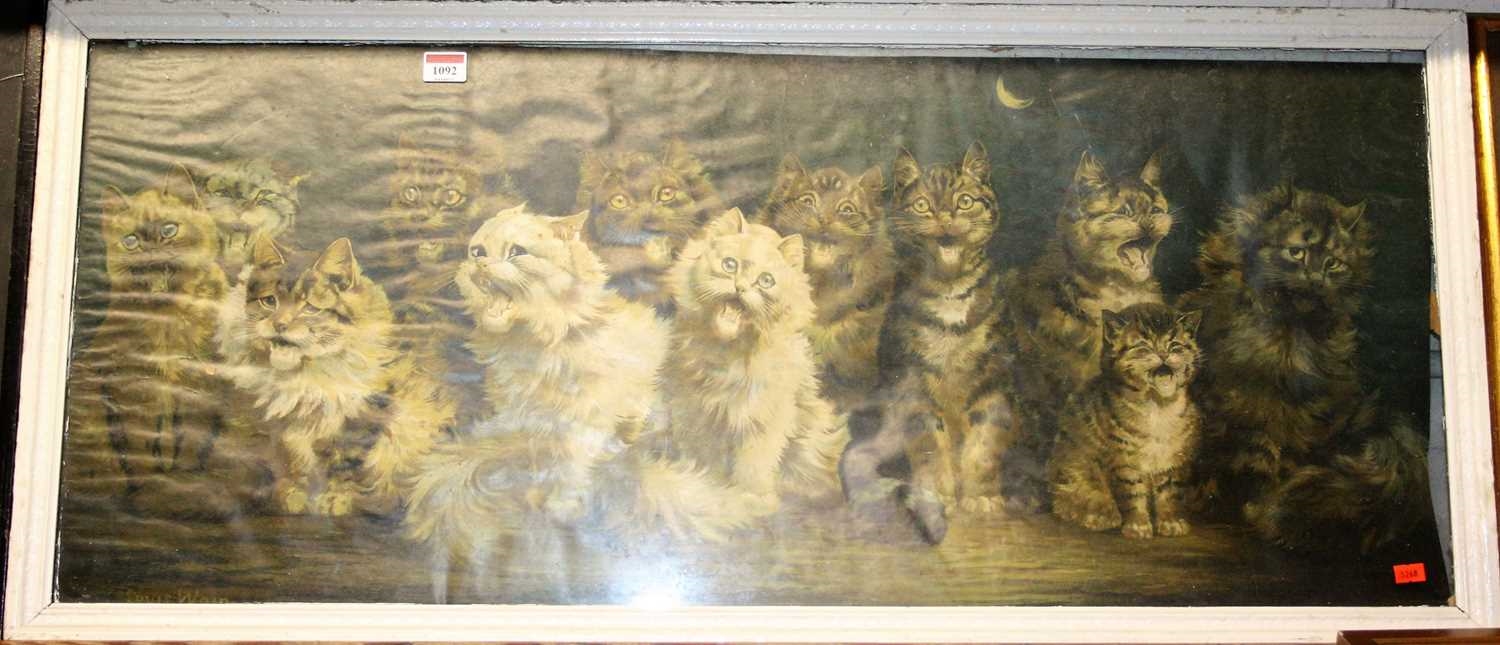 Louis Wain | The Dogs' Academy and Mrs Tabitha's Cats' Academy (Early ...