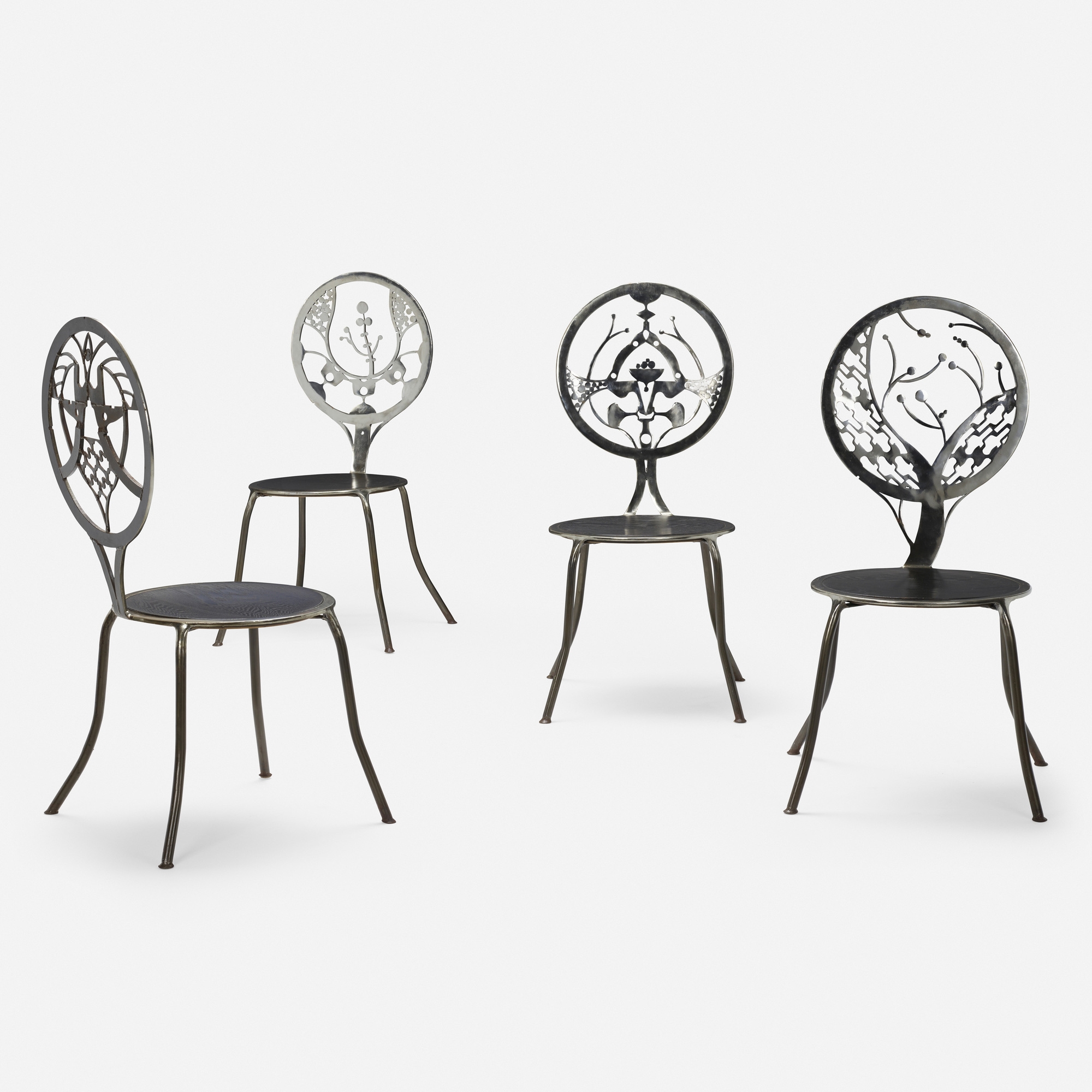 Tibor Timar | Sculptural chairs, set of four (1995) | MutualArt