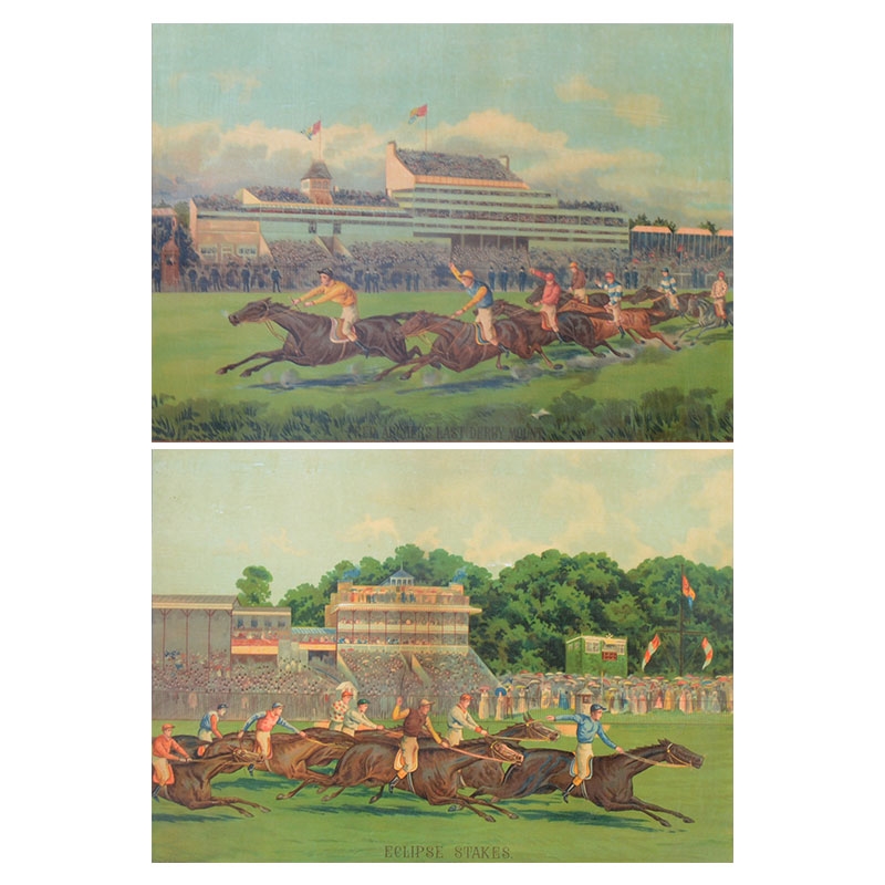 Fred Archer | Pair of Derby racing prints | MutualArt