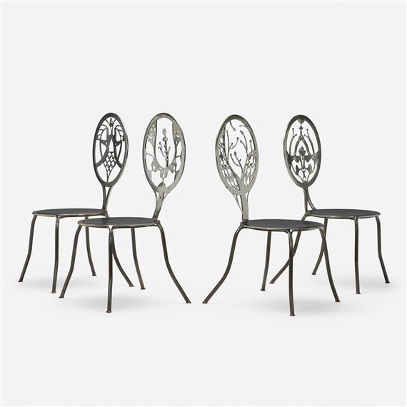 Tibor Timar | Sculptural chairs, set of four (1995) | MutualArt