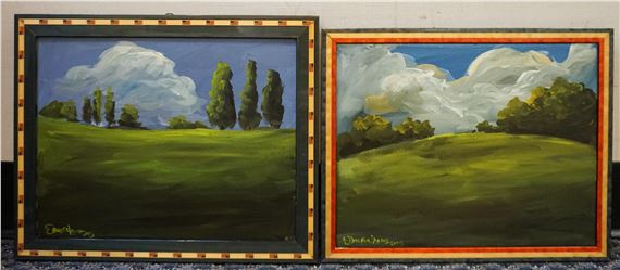 Jennifer Lane | Two Landscapes | MutualArt