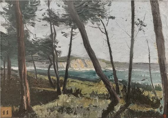 Paul Rivoire | Bois de pins route de la Cride à Bandol (Circa 1925 ...