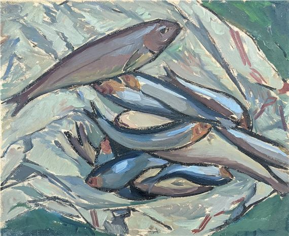 Paul Rivoire | Les sardines sur un torchon | MutualArt