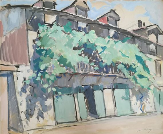 Paul Rivoire | La treille ensoleillée à Pont de beauvoisin | MutualArt