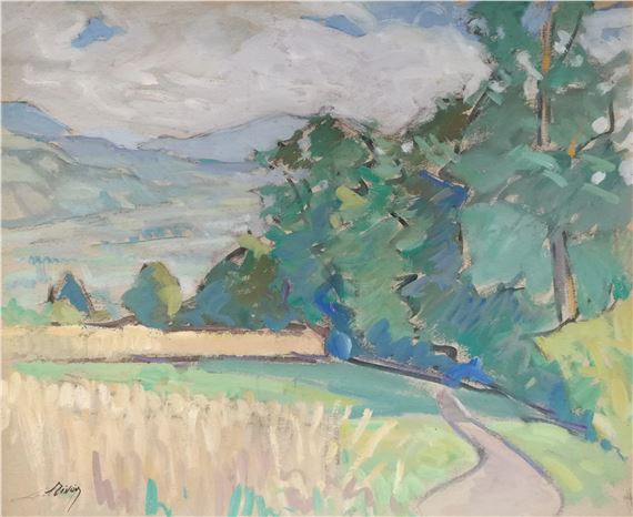 Paul Rivoire | Champs de blé et l'orée du bois | MutualArt