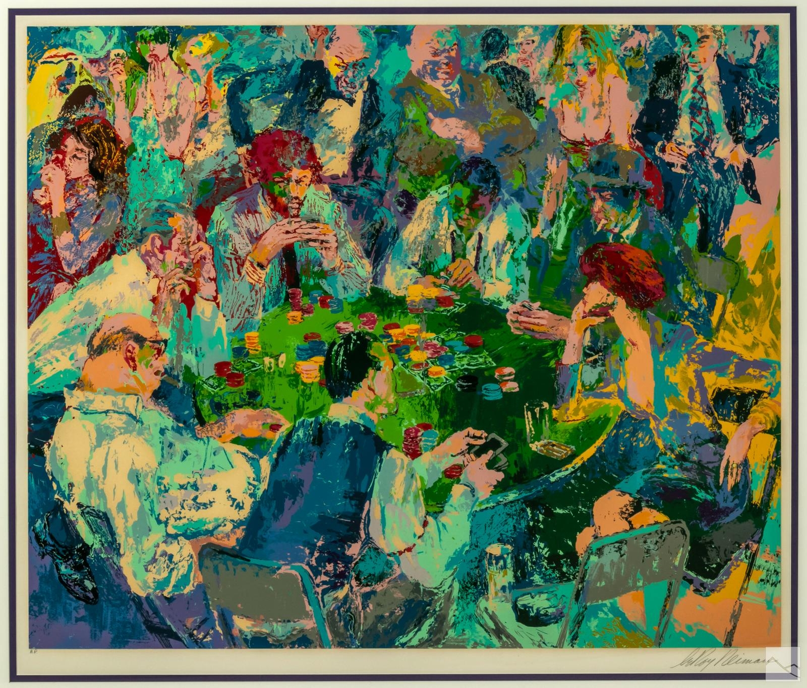 LeRoy Neiman | Stud Poker | MutualArt