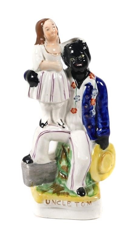 Unknown | Uncle Tom and Eva figurine | MutualArt