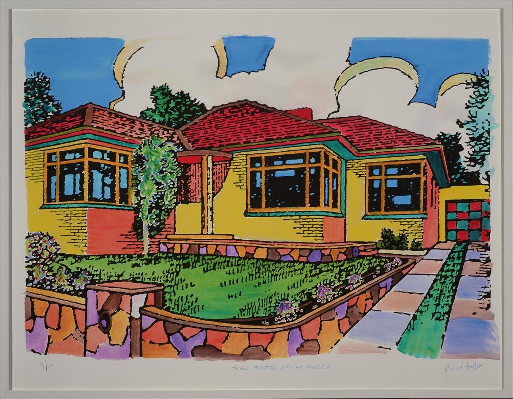 Howard Arkley | Triple Fronted Brick Veneer | MutualArt