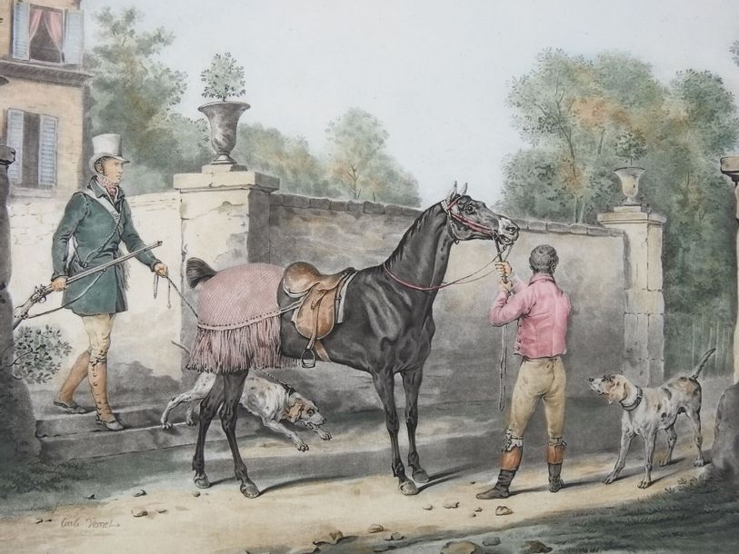 Carle Vernet | Departure of the Hunter & Return of the Hunter | MutualArt